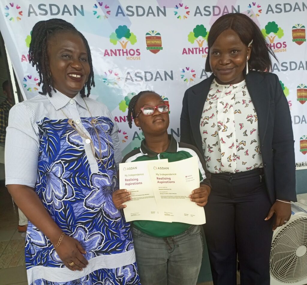 9 Anthos House Students Get ASDAN Certificates - The Cheer News